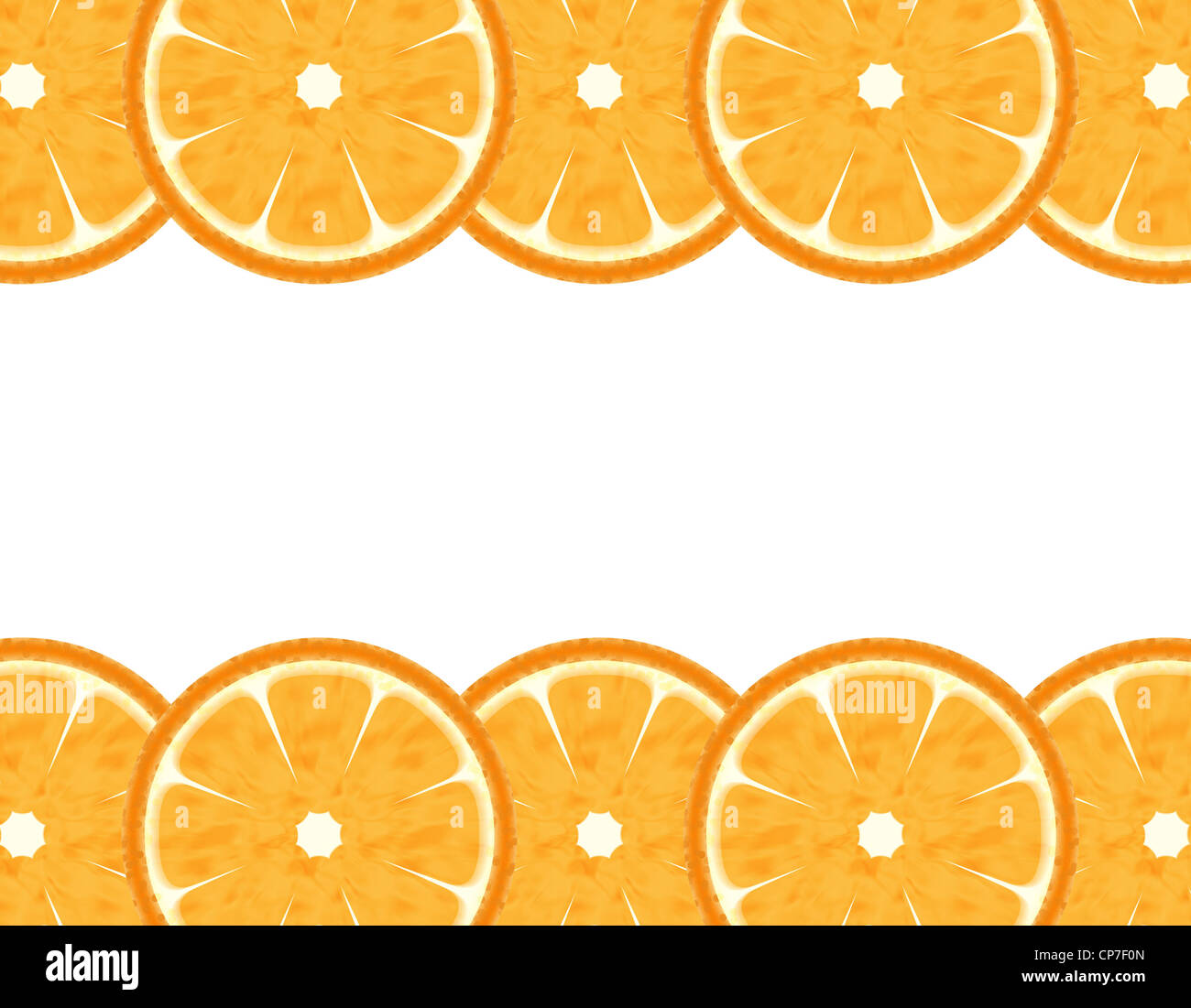 Abstract slice orange border Stock Photo - Alamy