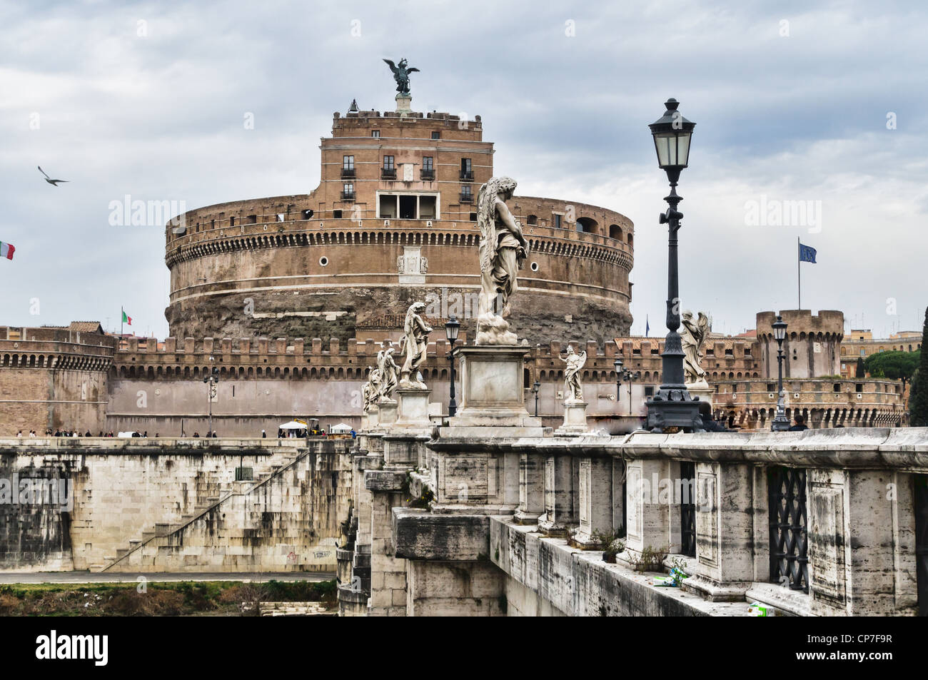 Castle of the Angels, Rome. St Angelo Stock Photo - Alamy