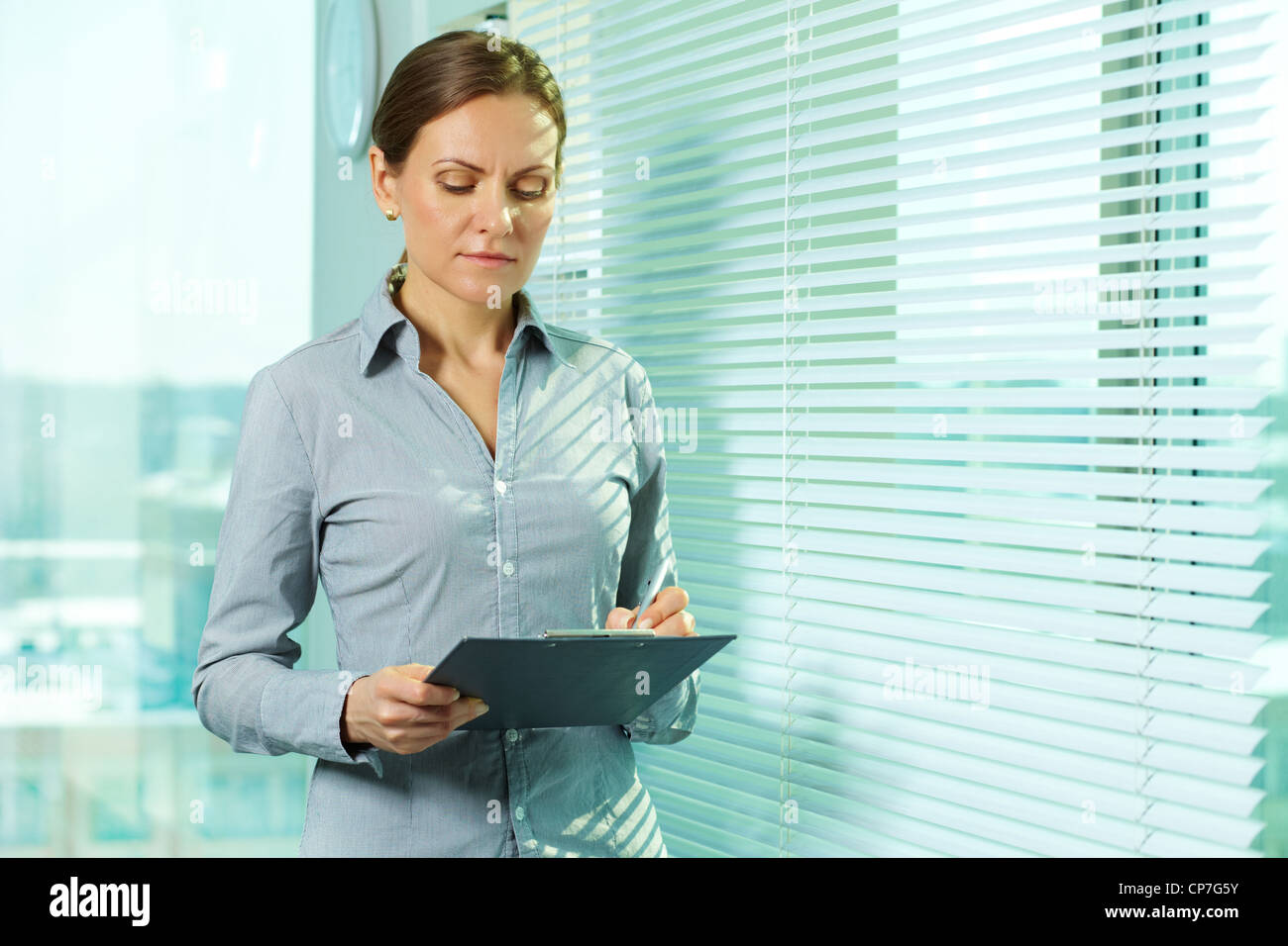 Serious lady leader ceo hi-res stock photography and images - Alamy