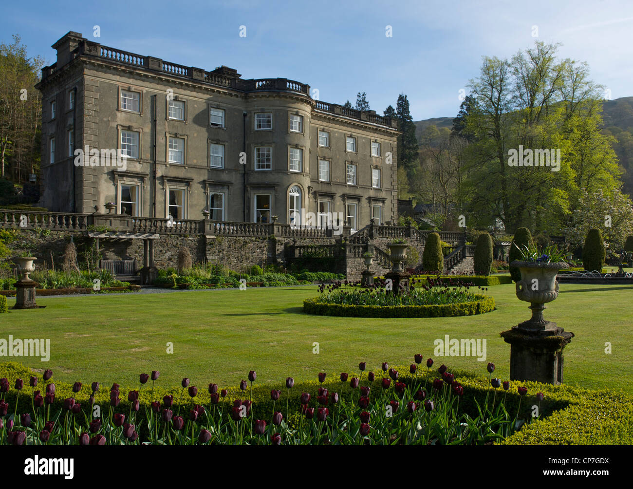 Rydal Hall, Rydal, near Ambleside, Lake District National Park, Cumbria ...