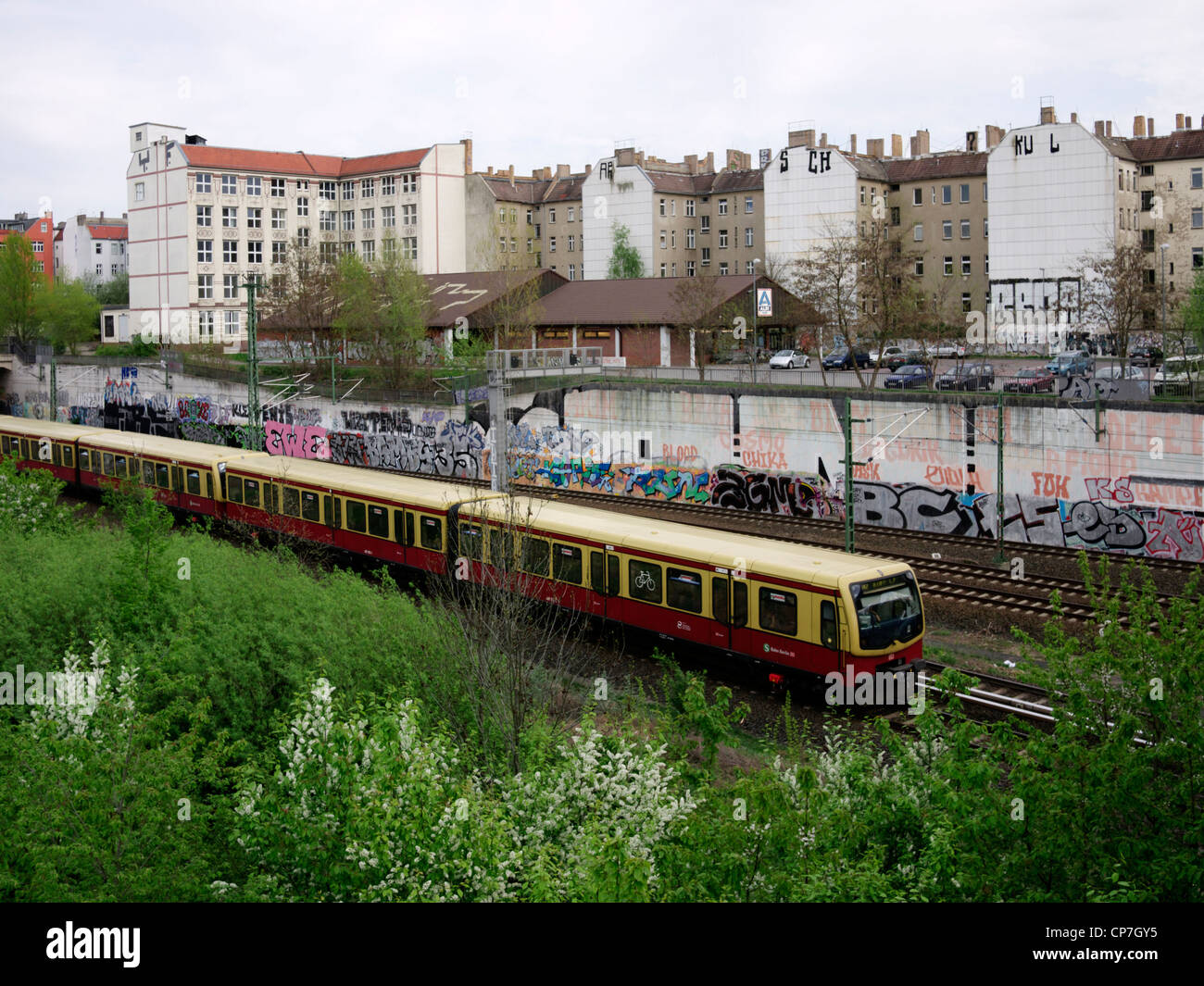S-Bahn train in Berlin, Germany Stock Photo - Alamy