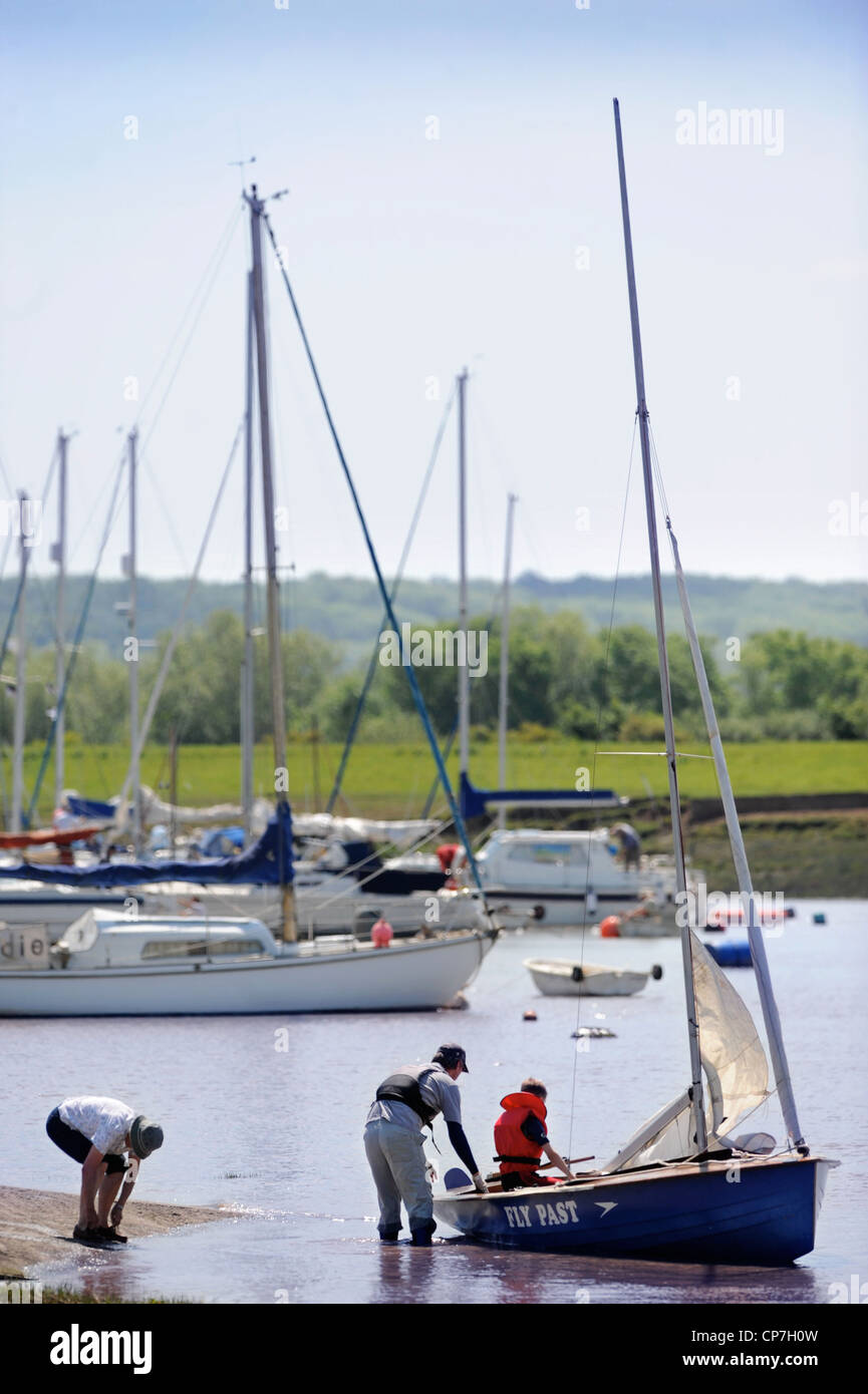 Laser dingy sailing boats hi-res stock photography and images - Alamy