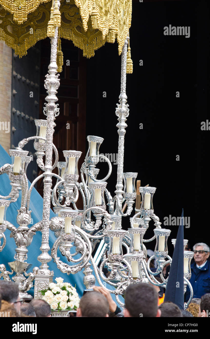 Spain seville candle procession faith hi-res stock photography and ...