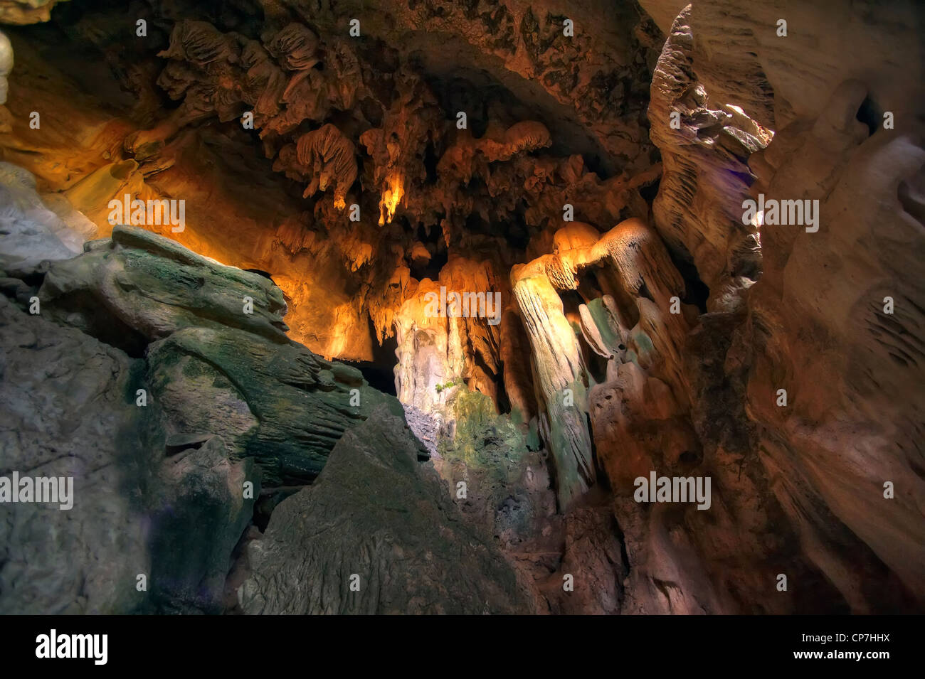 Limestone cave, Laos Stock Photo - Alamy