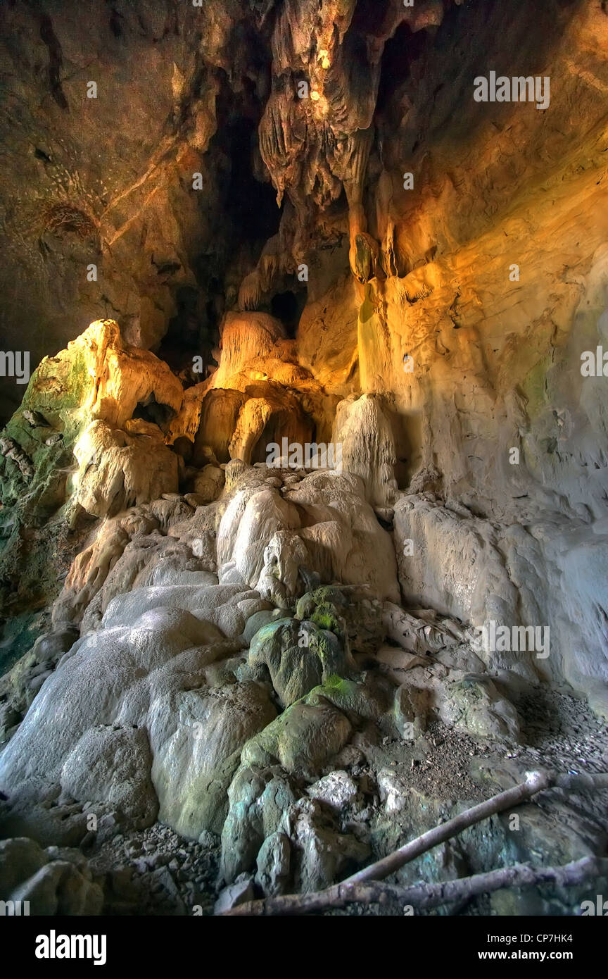 Limestone cave, Laos Stock Photo - Alamy