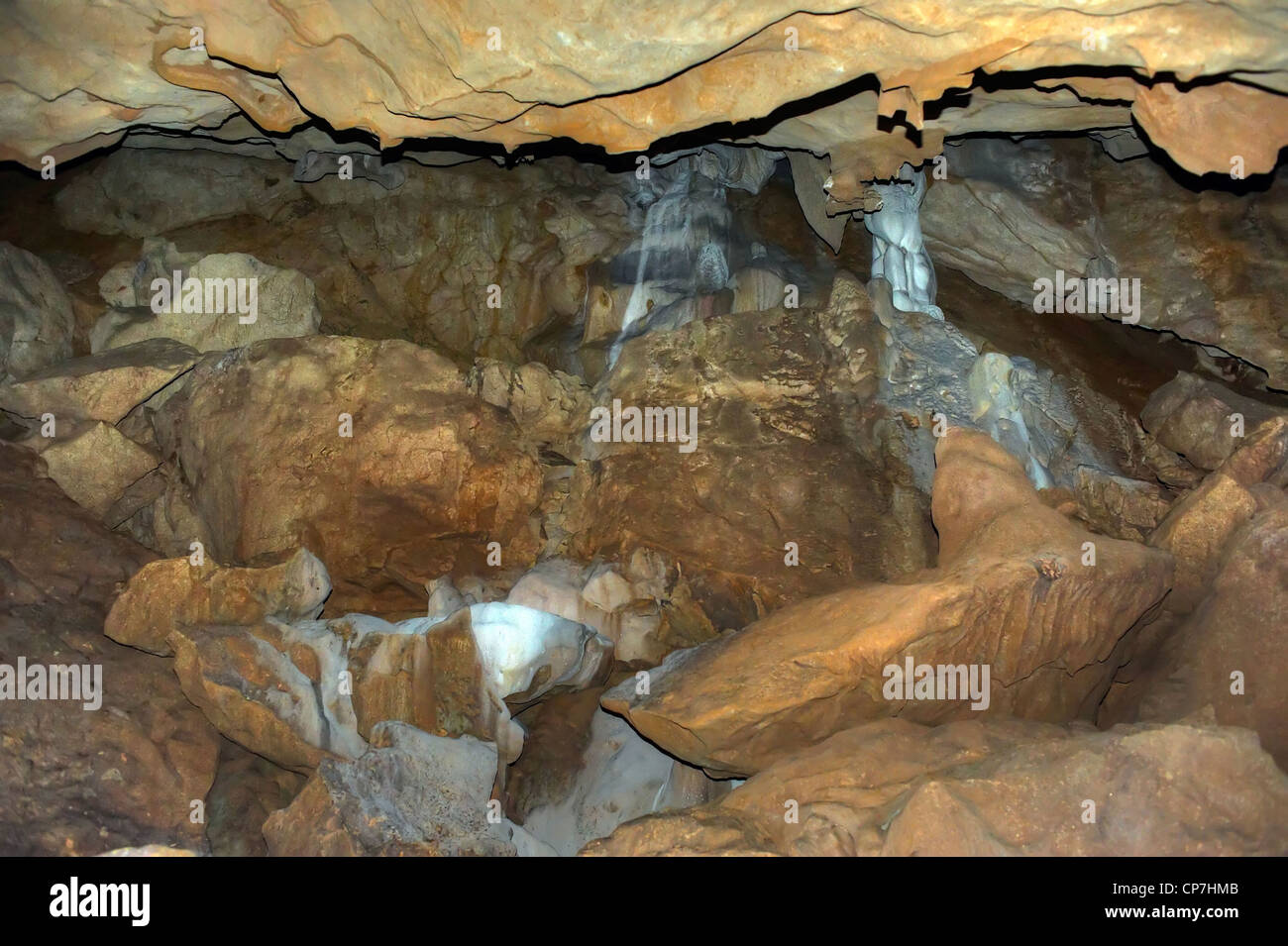 Limestone cave, Laos Stock Photo - Alamy