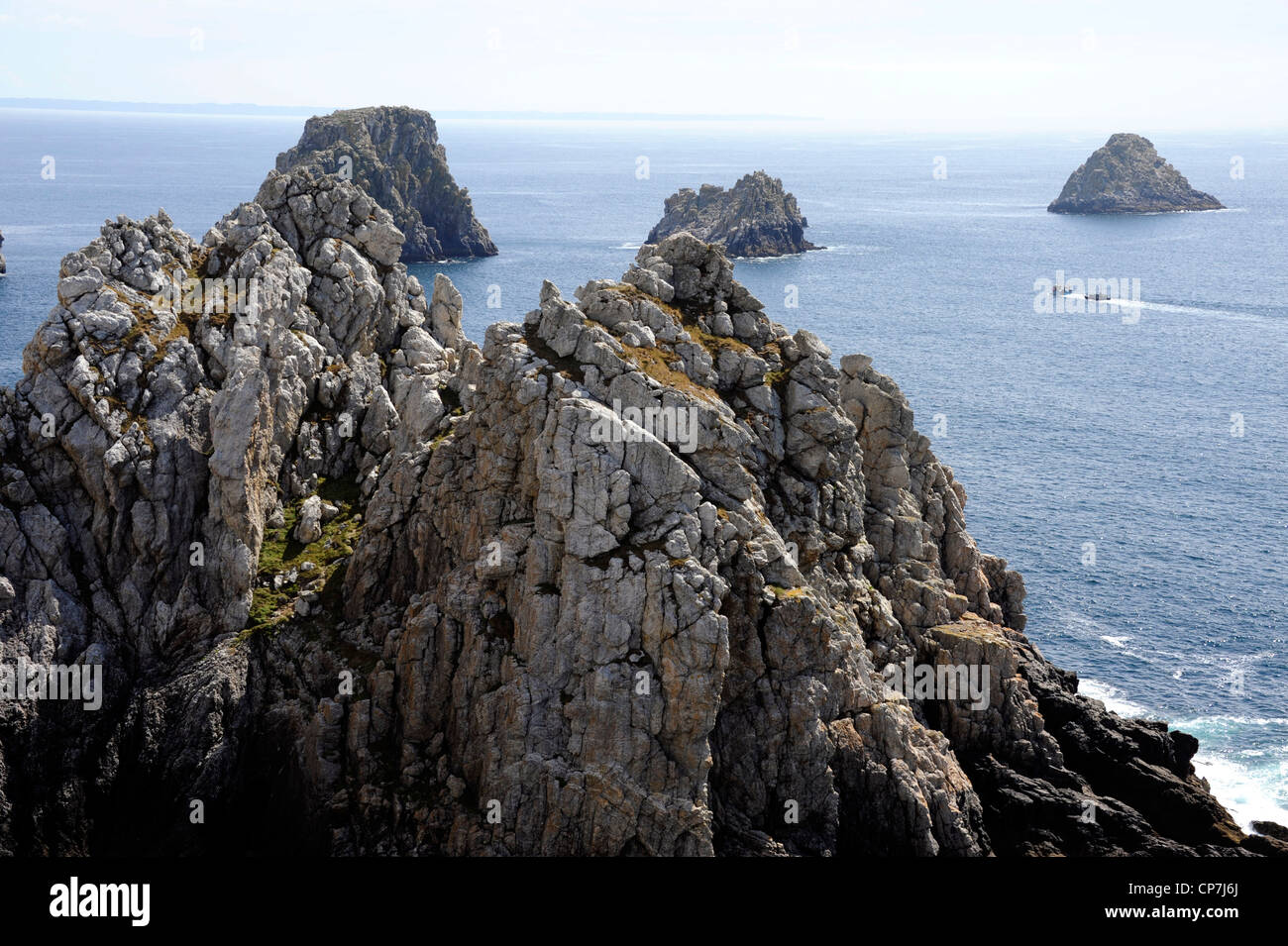 Les Tas de Pois at Pointe de Pen-Hir,Crozon peninsula near Camaret ...