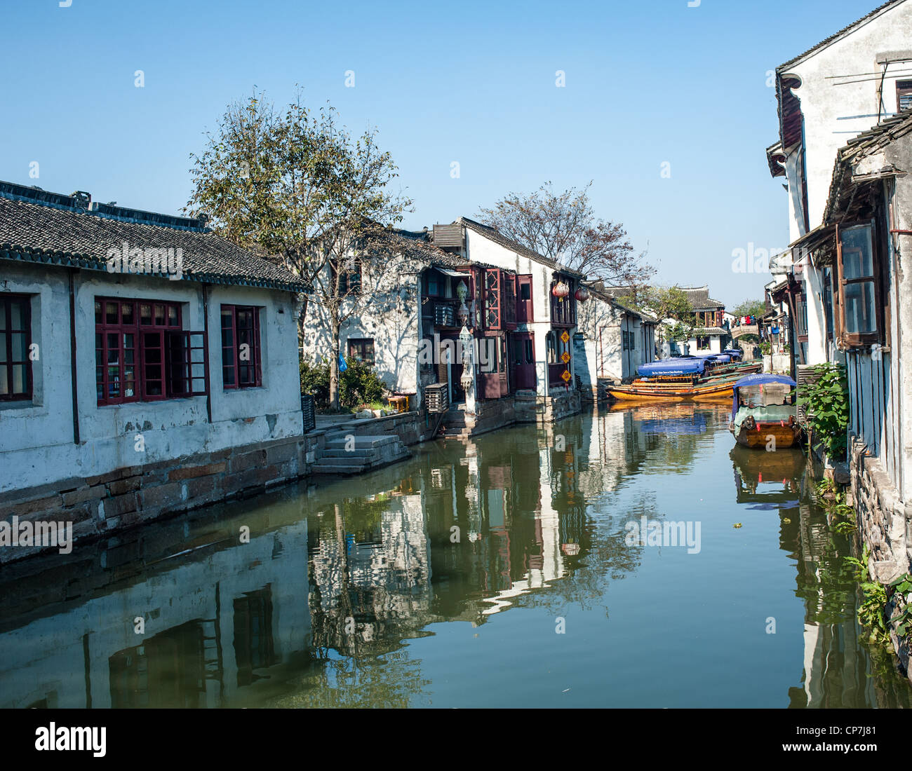 Zhouzhuang, famous water town, near Shanghai Stock Photo - Alamy