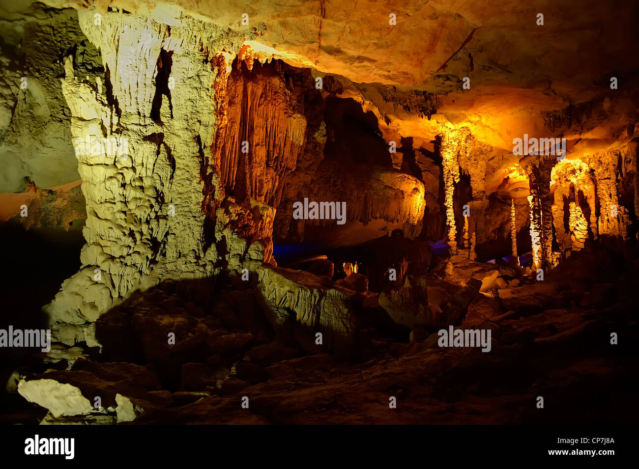 Limestone cave, Laos Stock Photo - Alamy