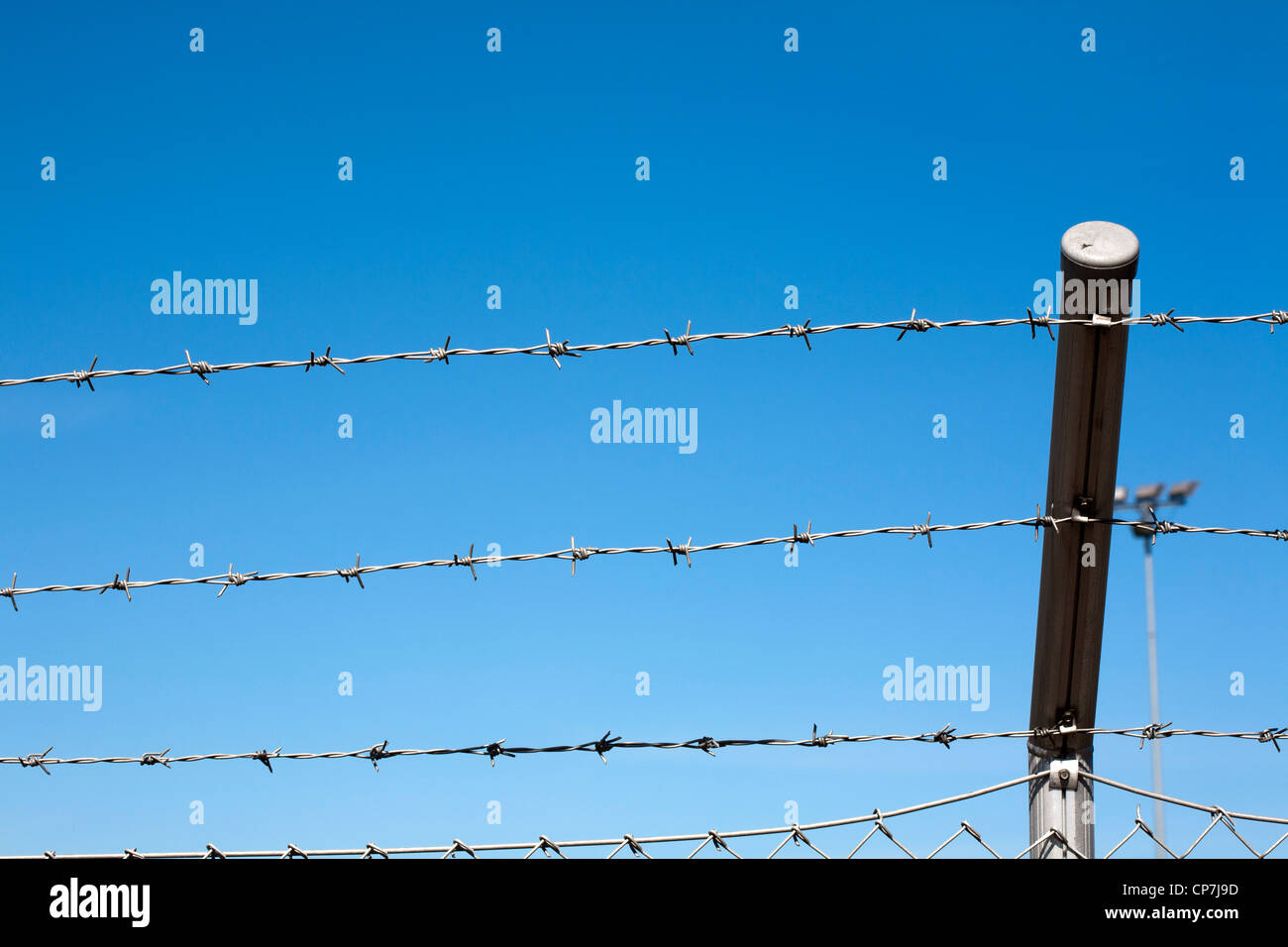 barbed wire lines Stock Photo - Alamy