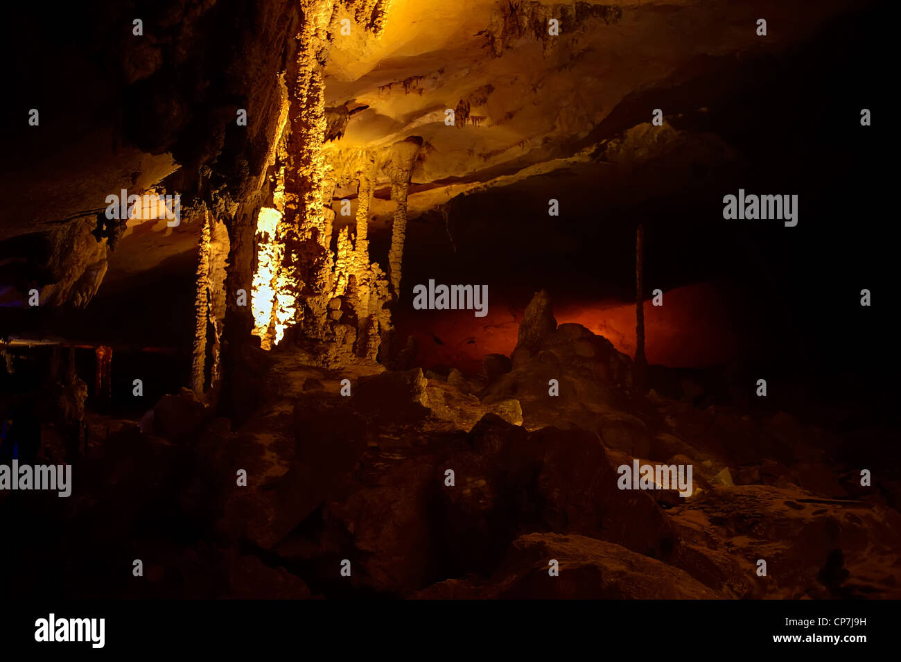 Limestone cave, Laos Stock Photo - Alamy
