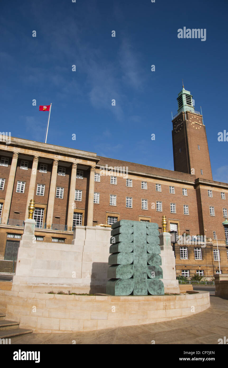 Norwich City Hall Stock Photo - Alamy