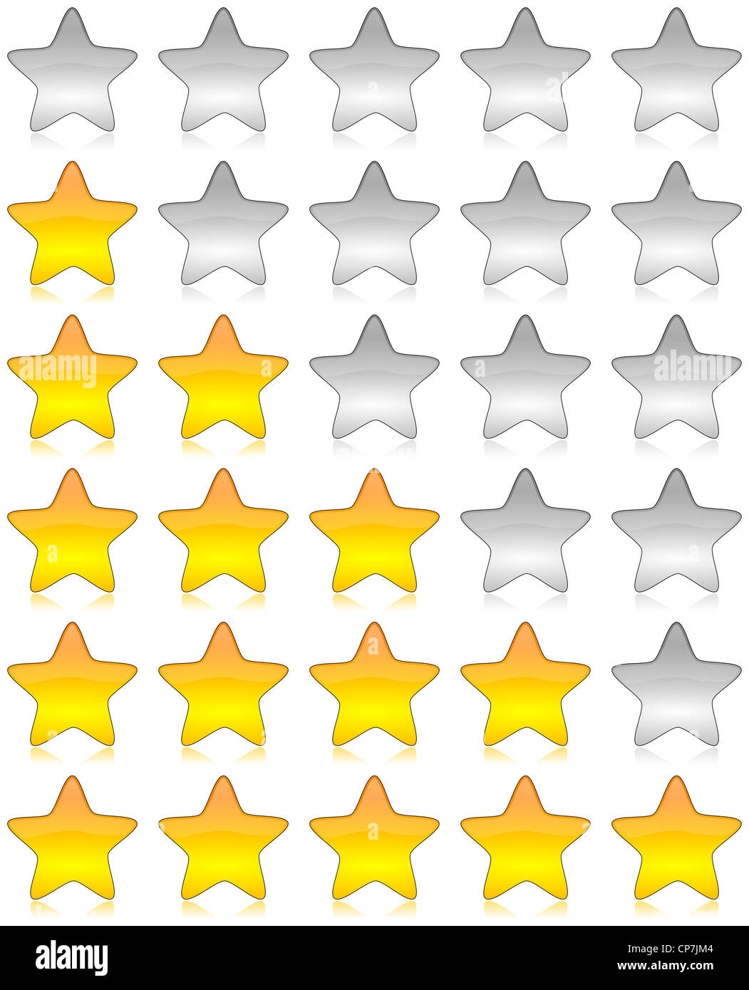 Rating stars survey Stock Photo - Alamy