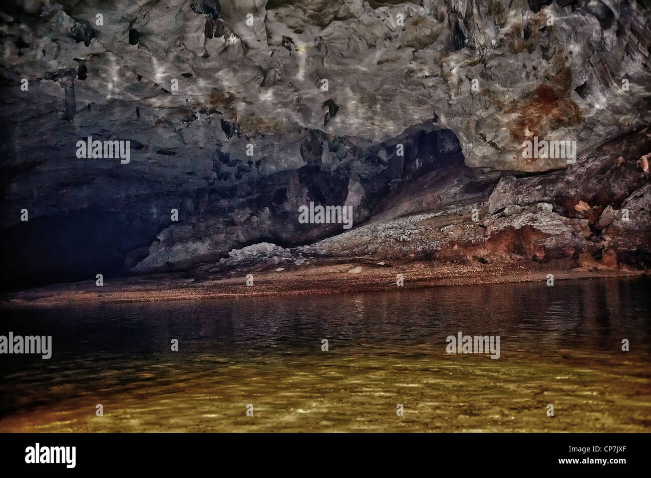 Limestone cave, Laos Stock Photo - Alamy