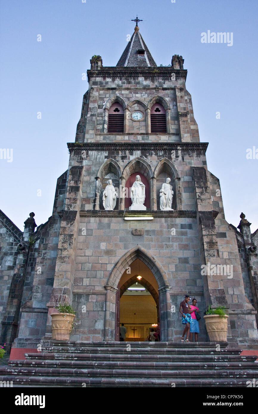 Roseau Cathedral dedicated to Our Lady of Fair Heaven Dominica West ...