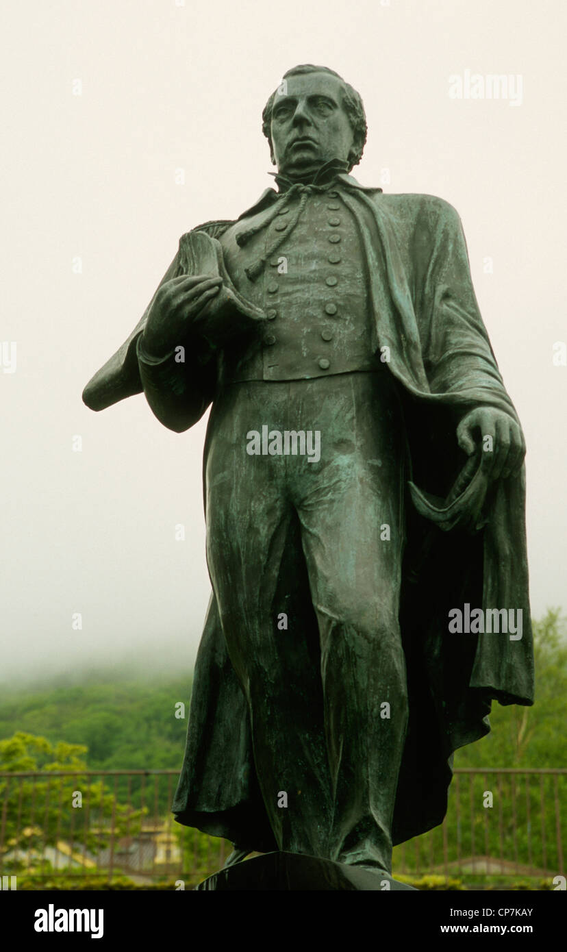 Japan, Hokkaido, Hakodate, Commodore Perry statue Stock Photo - Alamy