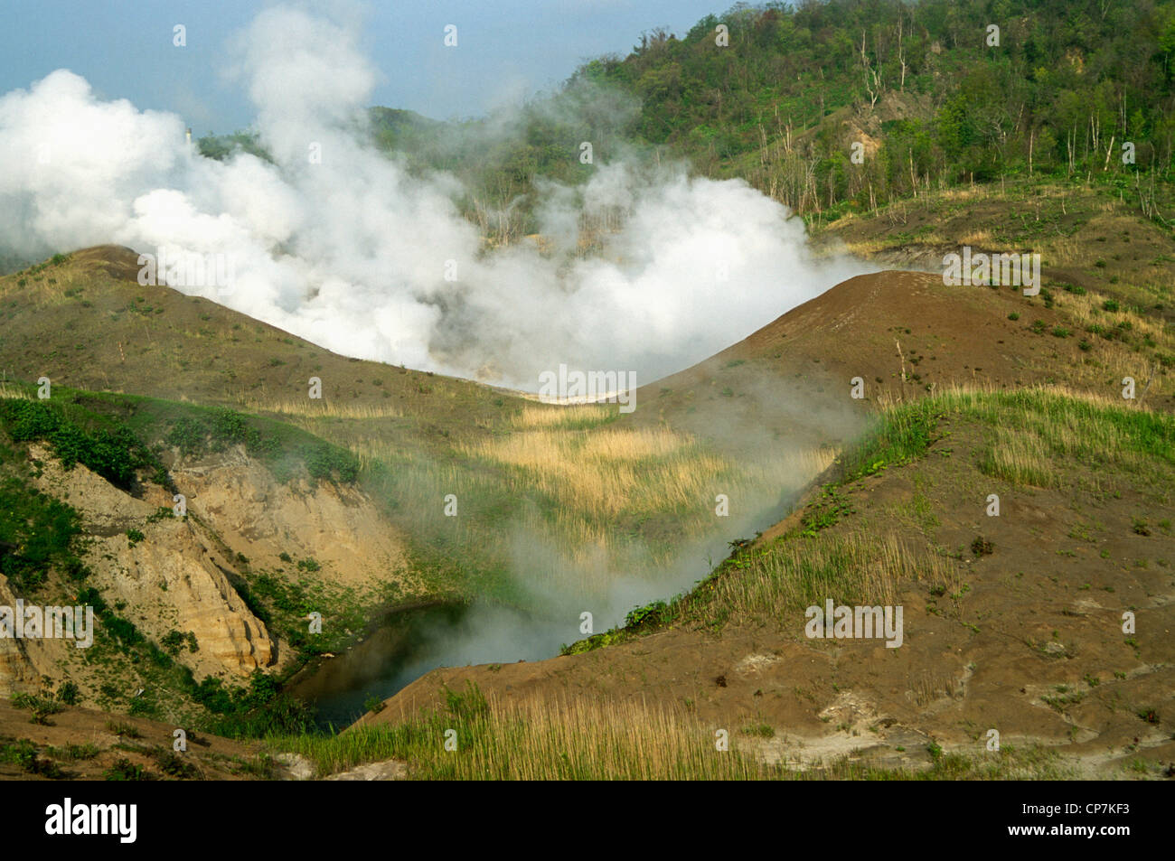 Japan, Hokkaido, Shikotsu-Toya National Park, Usu-zan Volcano ...
