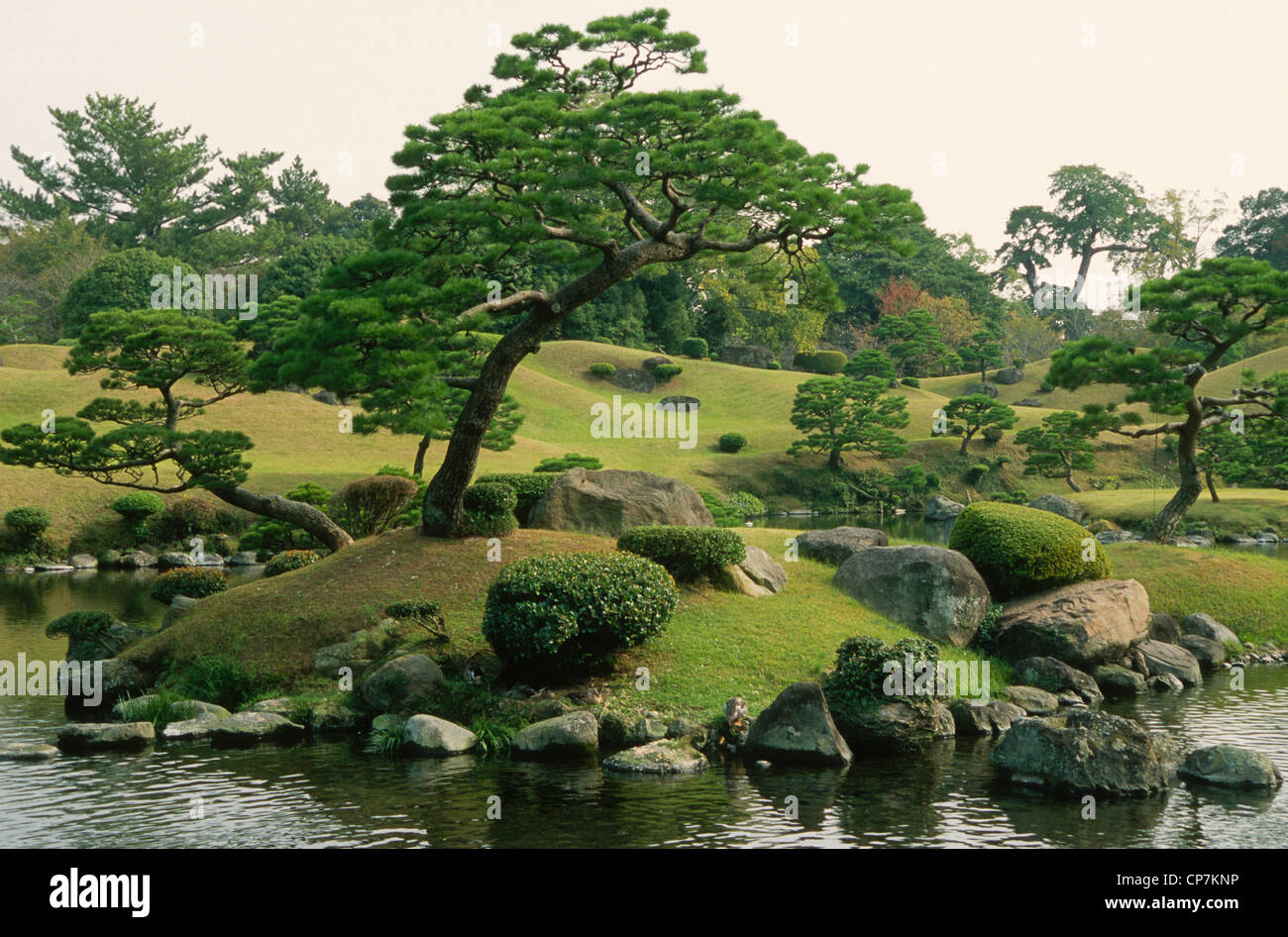 Japan, Kyushu, Kumamoto, Suizenji koen garden Stock Photo - Alamy