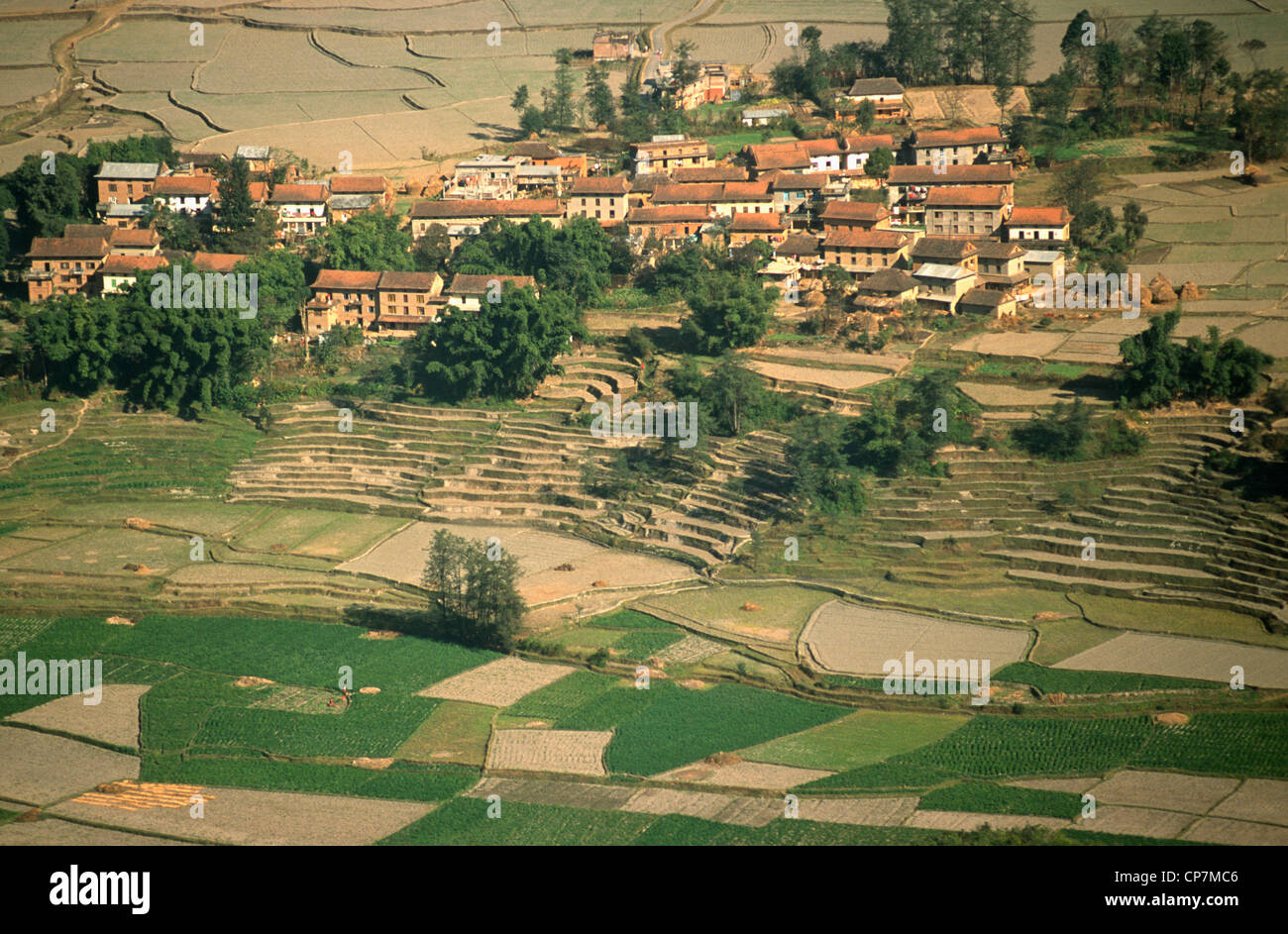 Nepal, Kathmandu Valley, Sankhu village, farmland Stock Photo - Alamy