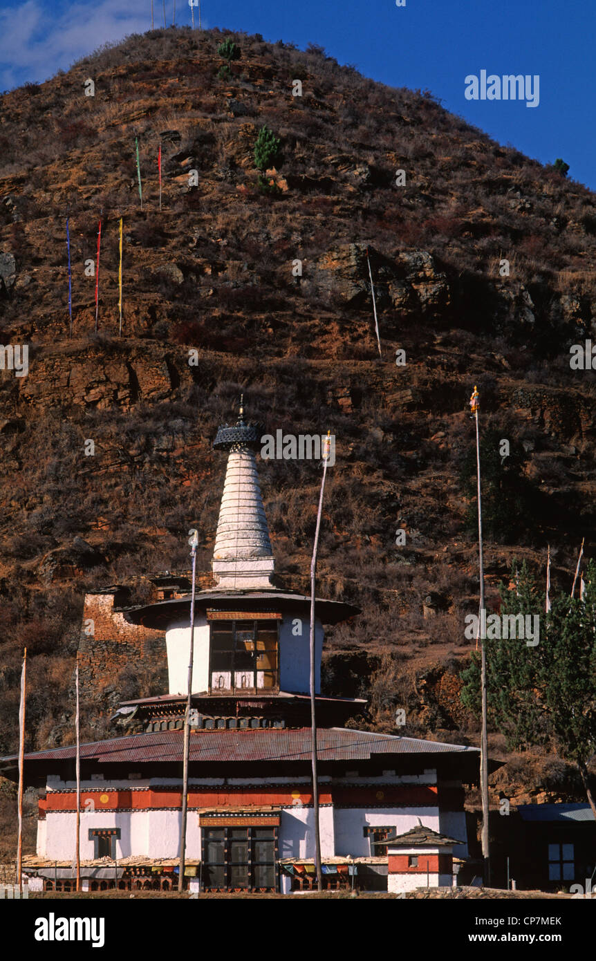 Bhutan, Paro, Dungtse Lhakhang Temple Stock Photo - Alamy