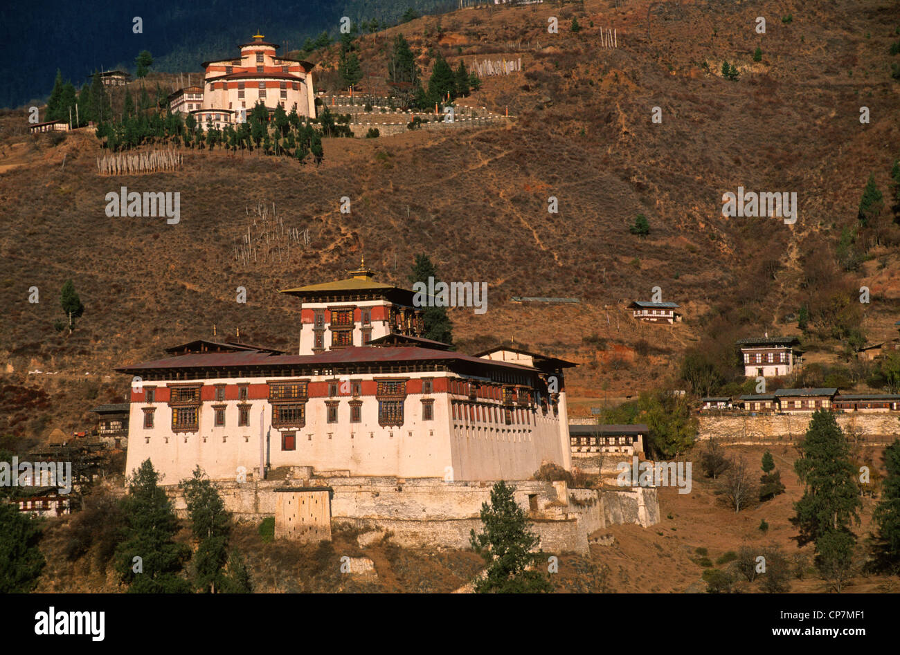 Bhutan, Paro, Paro Dzong Stock Photo - Alamy