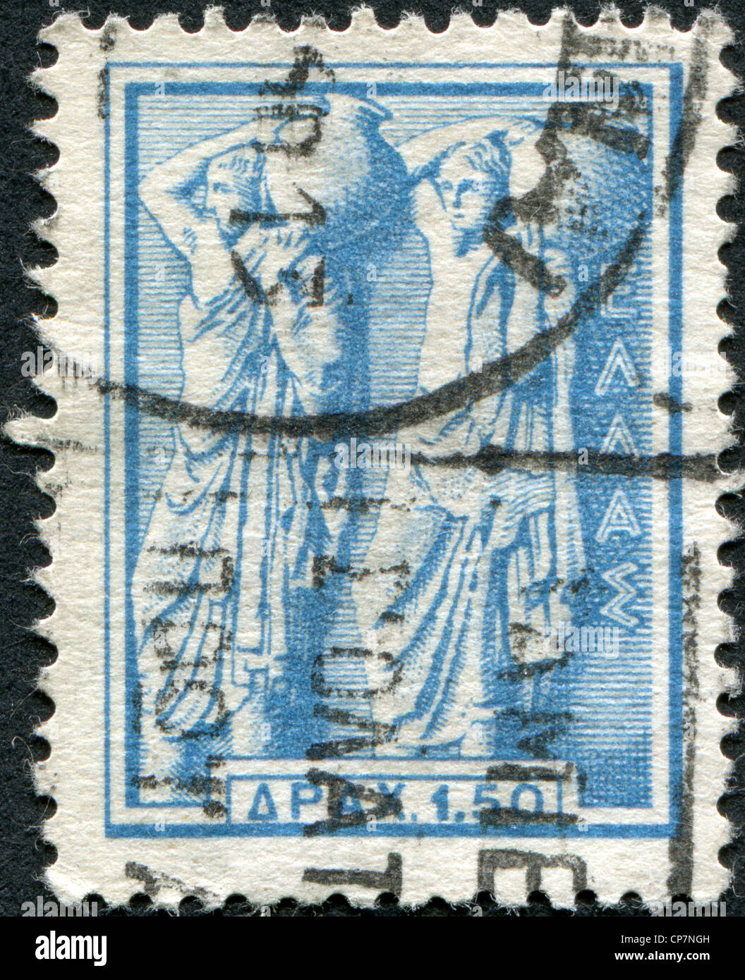 Greek postage stamps hi-res stock photography and images - Alamy