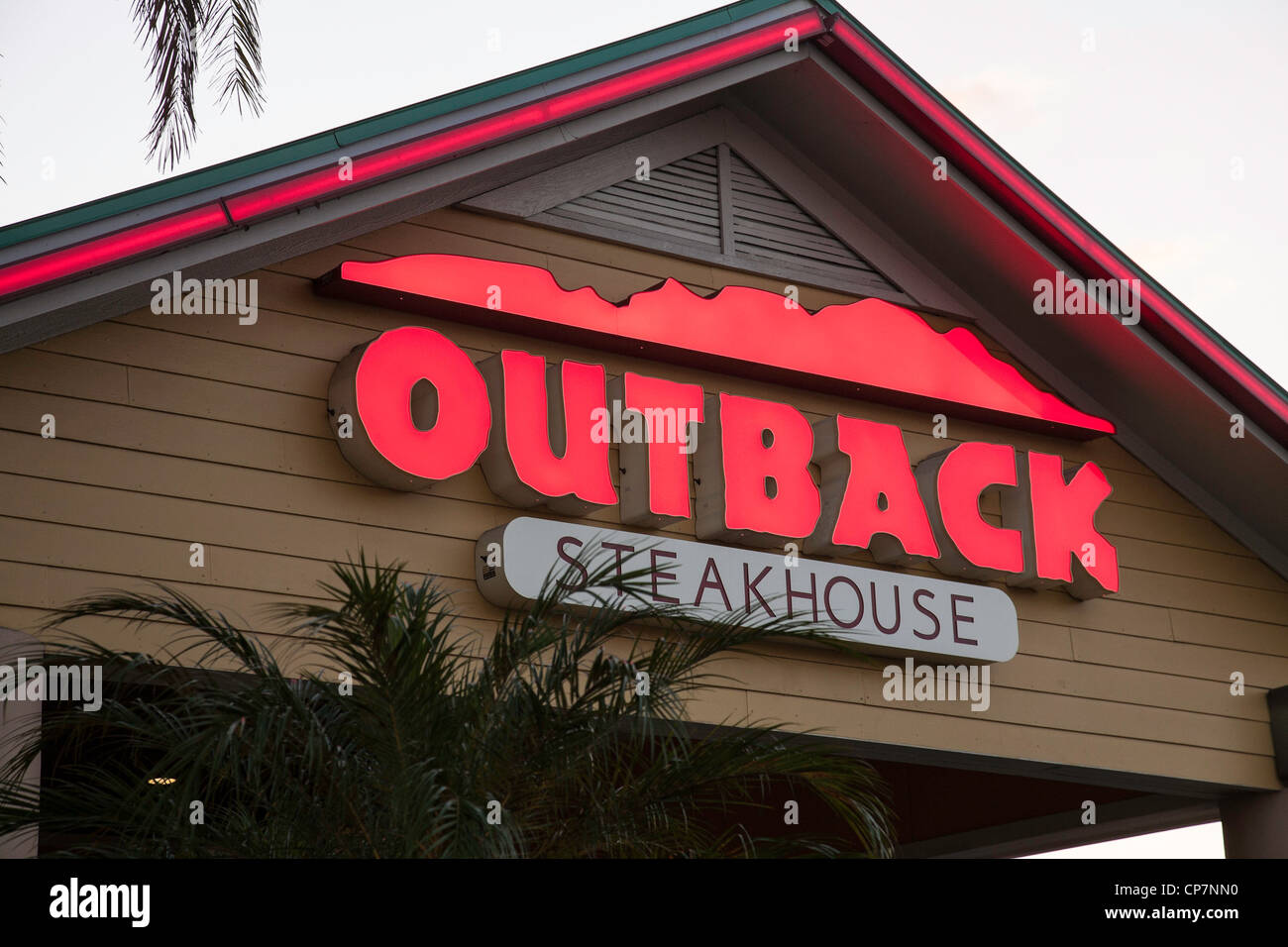 Outback Steakhouse Restaurant, Tampa, Florida Stock Photo - Alamy