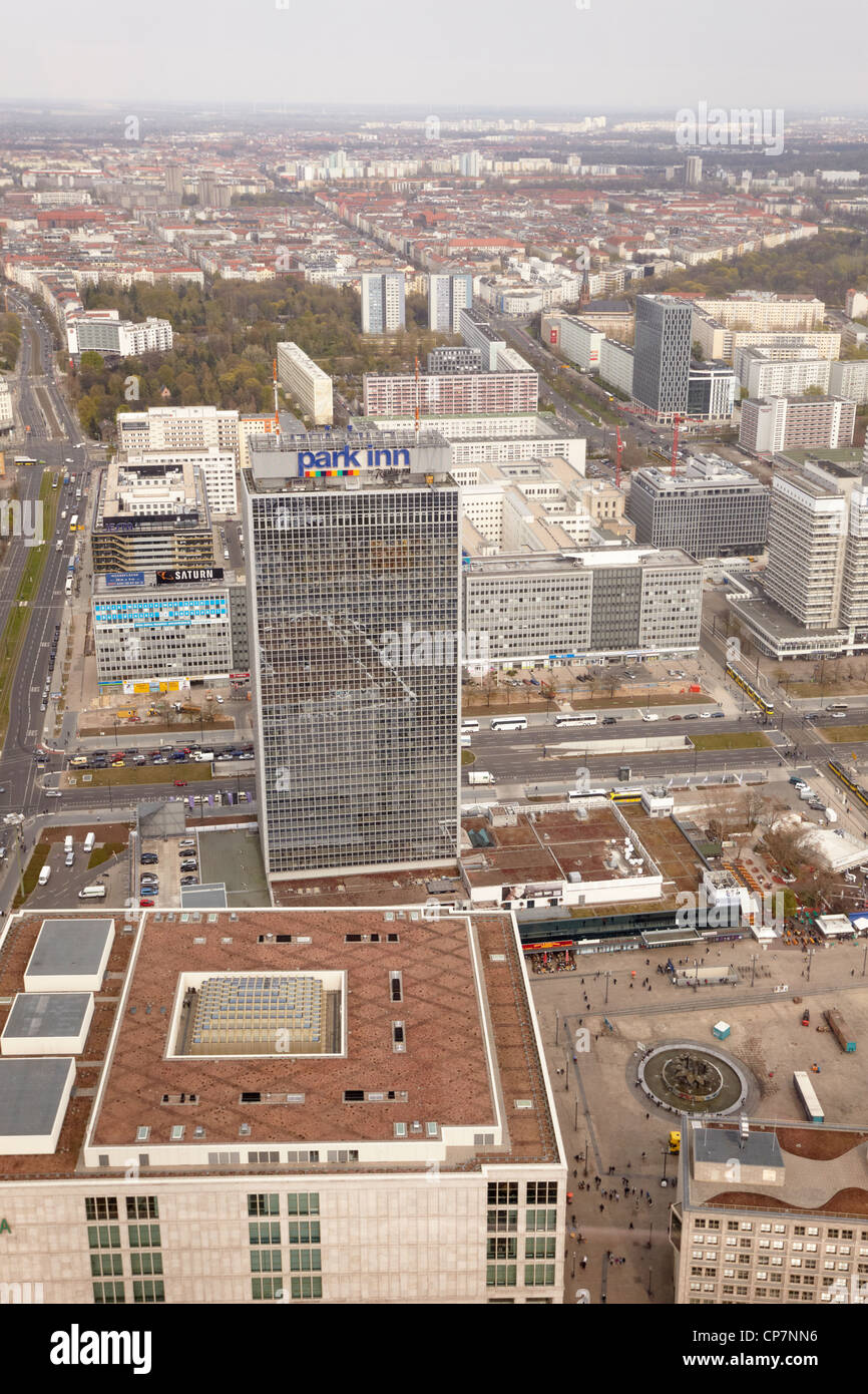 Alexanderplatz with television tower hi-res stock photography and ...