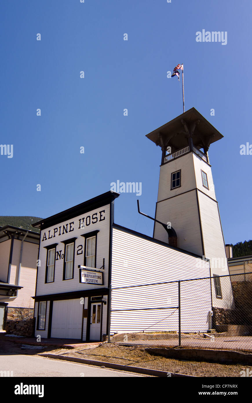 Alpine House No 2 Firefighting Museum in Georgetown Colorado Stock ...
