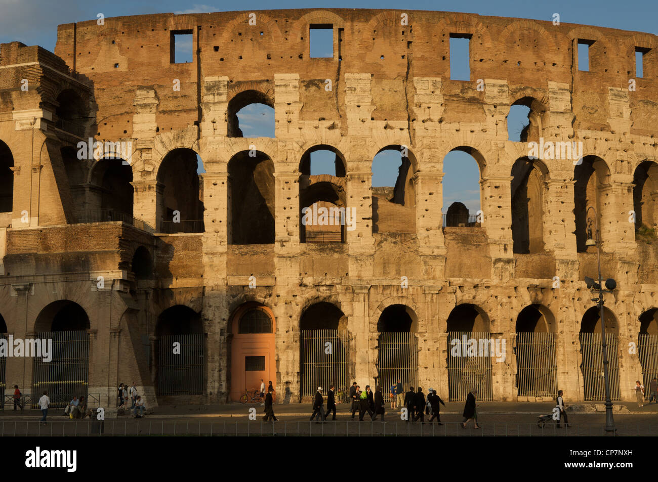 The Colosseum, Rome, Italy. Its construction started in 72 under the ...
