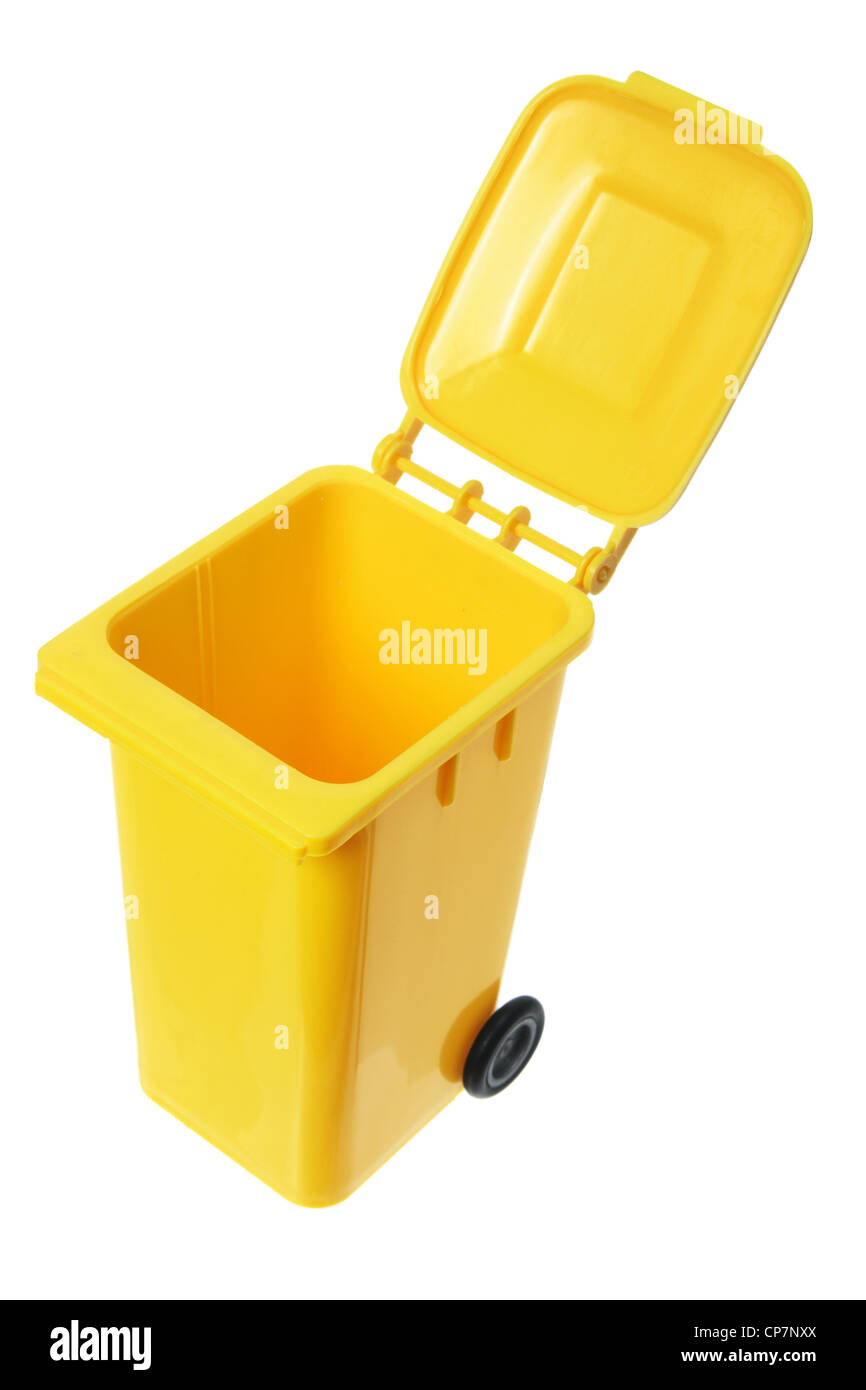 Miniature Garbage Bin Stock Photo - Alamy