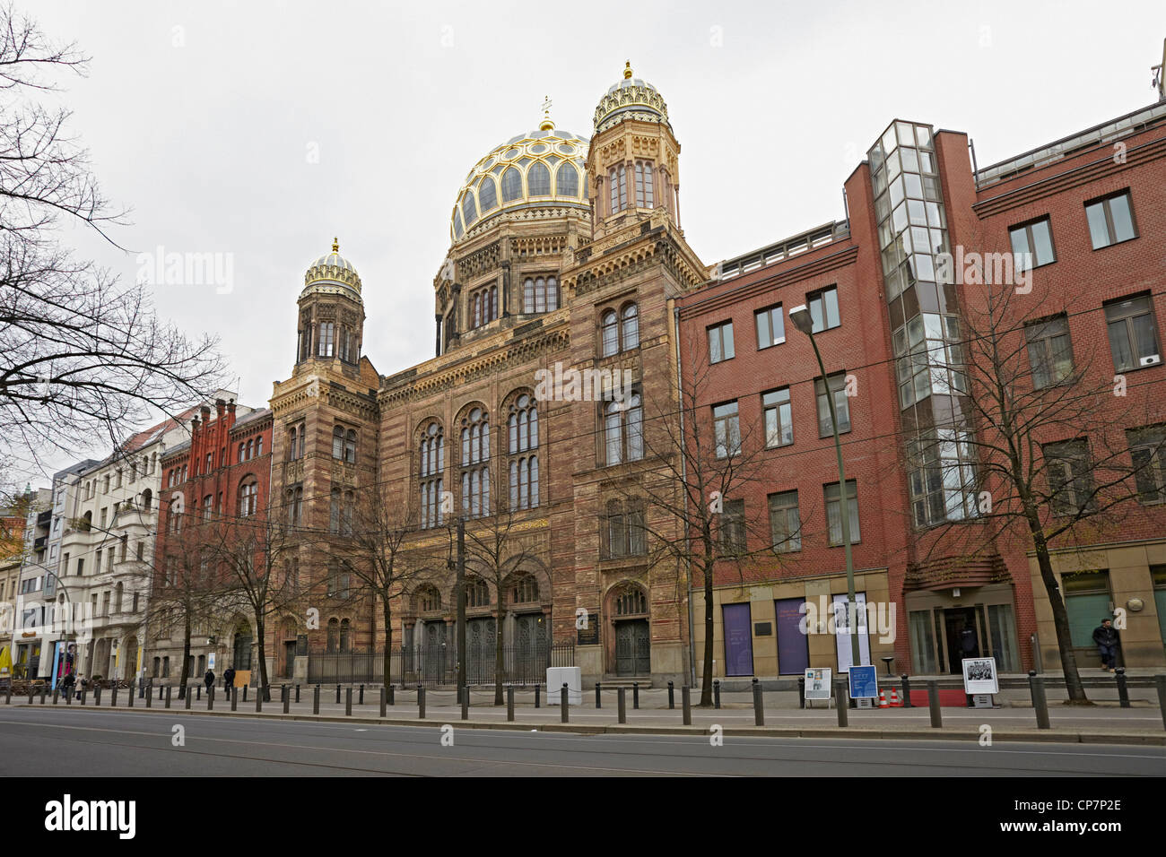 Berlin Neue Synagoge or New Synagogue and Jewish centre Stock Photo - Alamy