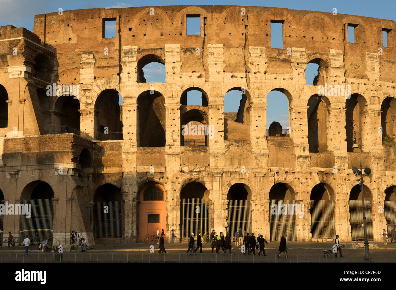 The Colosseum, Rome, Italy. Its construction started in 72 under the ...