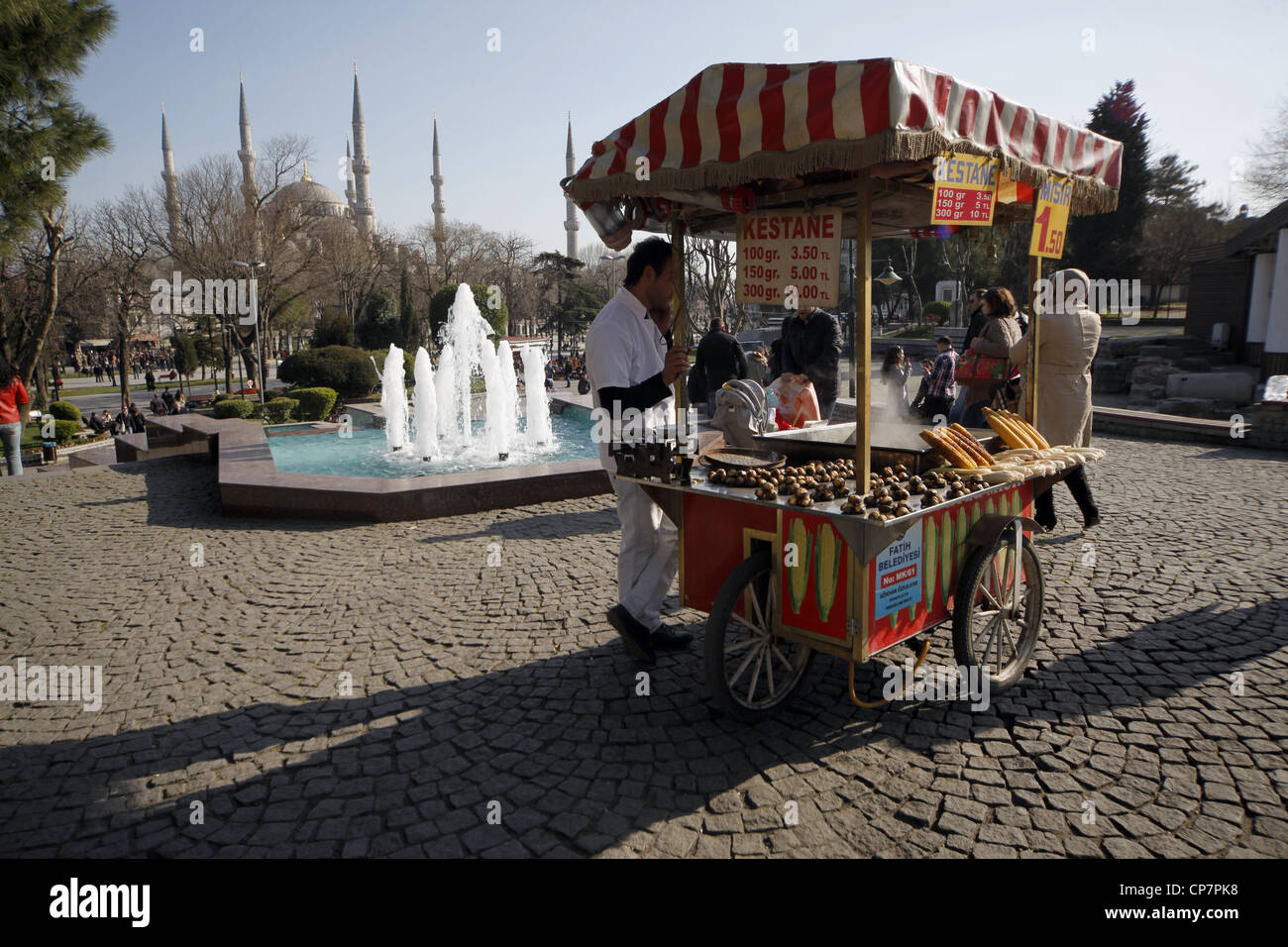Chestnut stall hi-res stock photography and images - Alamy