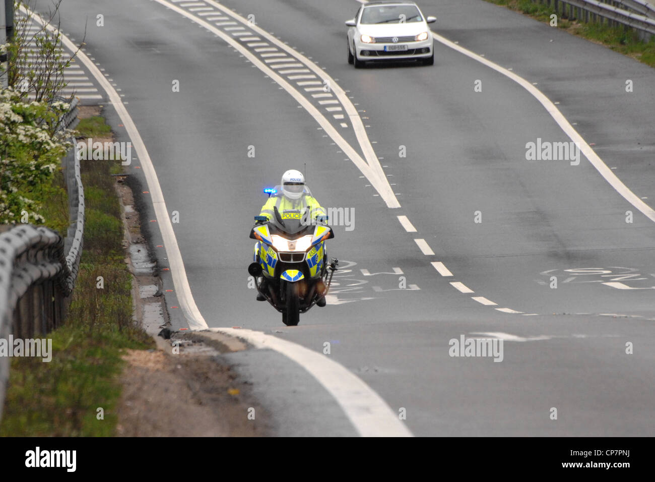 Motorway slip road hi-res stock photography and images - Alamy