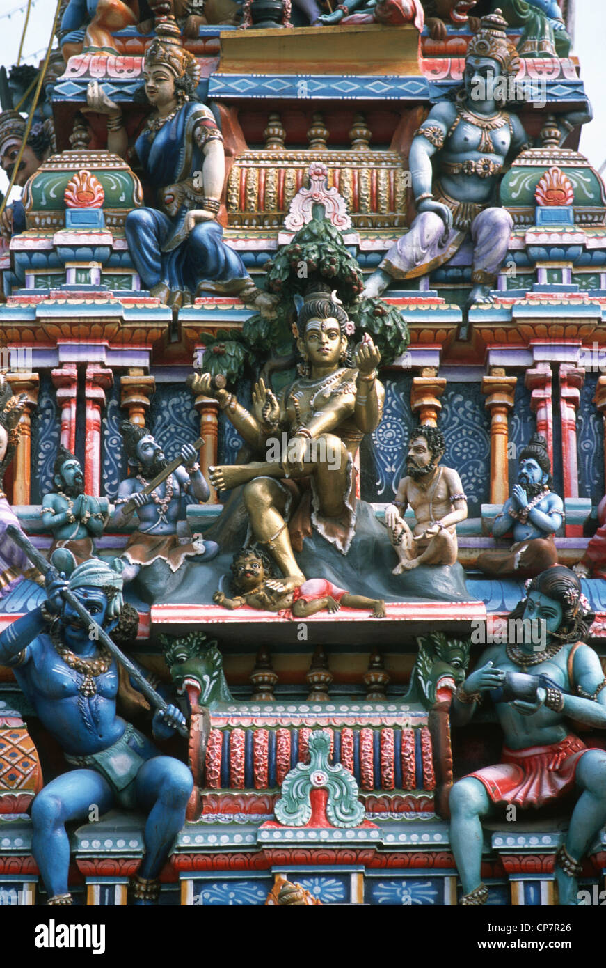 Sri Lanka, Matale, Sri Muthumariamman Thevasthanam hindu temple Stock ...