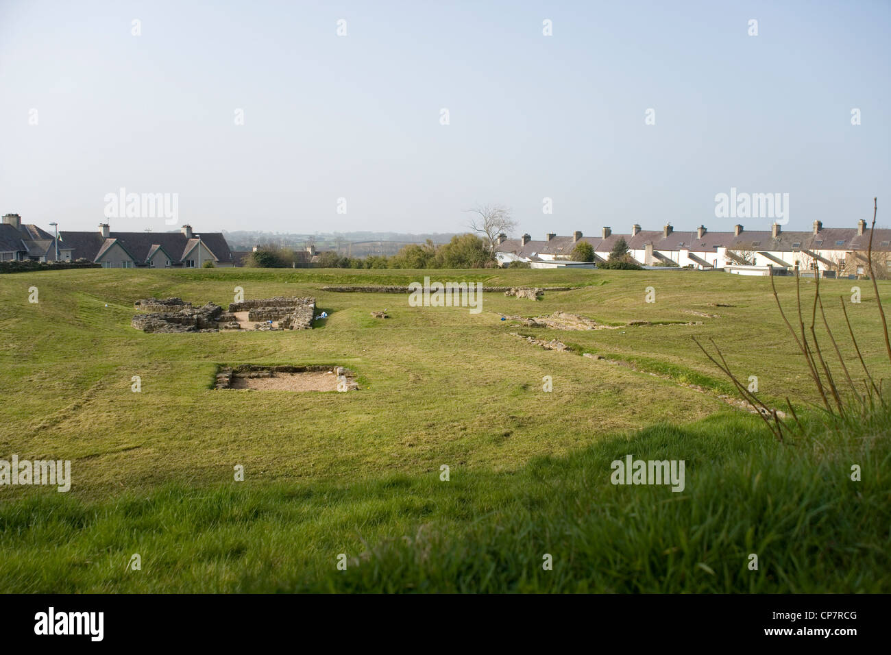 Segontium Roman fort in Caernarfon, North Wales Stock Photo - Alamy