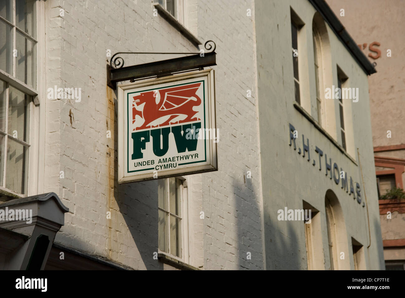 Farmers Union of Wales offices in Caernarfon North Wales Stock Photo ...
