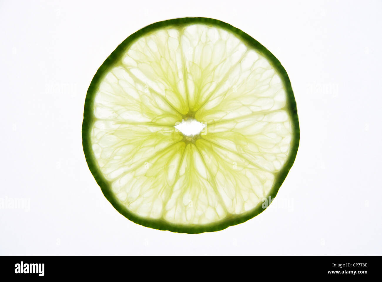 A slice of Lime Stock Photo - Alamy