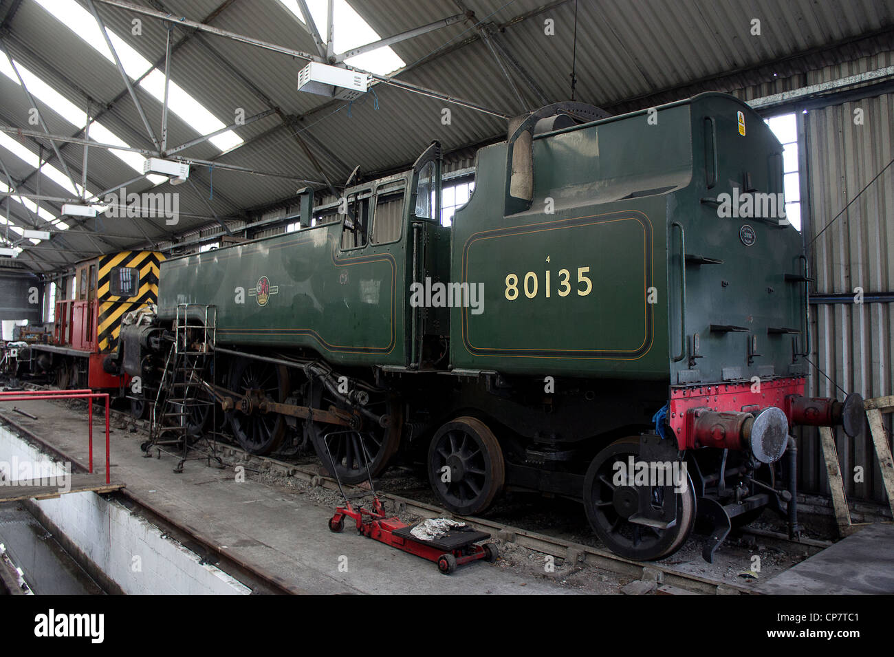 Steam Engine Restoration Stock Photo - Alamy