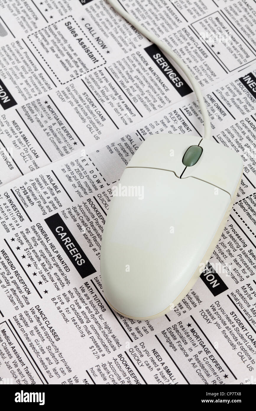 Computer ad newspaper hi-res stock photography and images - Alamy