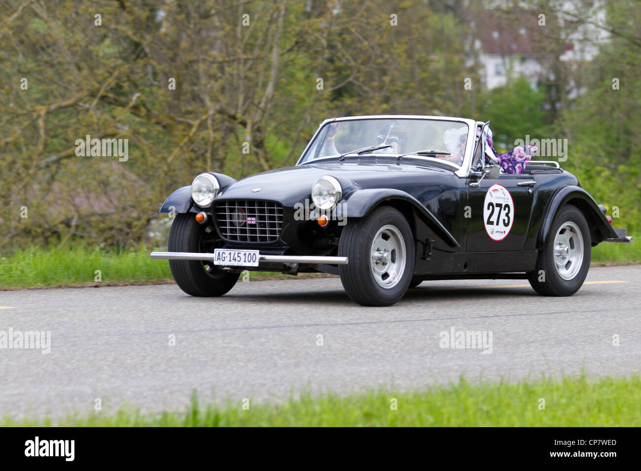 Vintage car MG Midget Arkley from 1964 at Grand Prix in Mutschellen ...