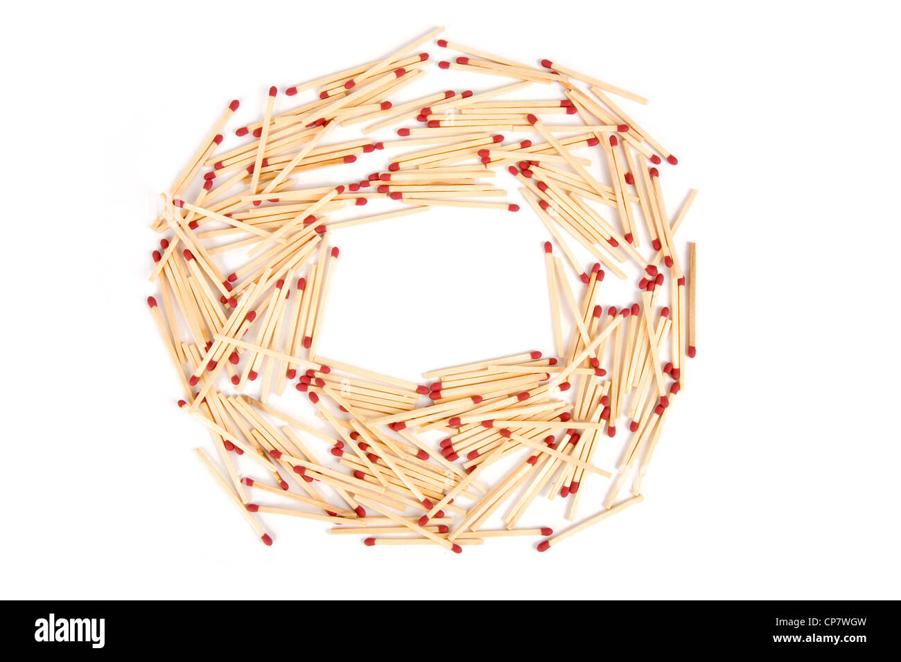 match frame with white background Stock Photo - Alamy