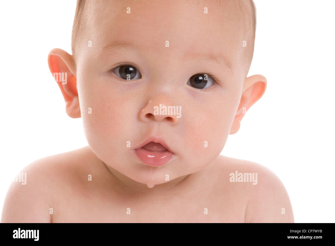Baby drool hi-res stock photography and images - Alamy