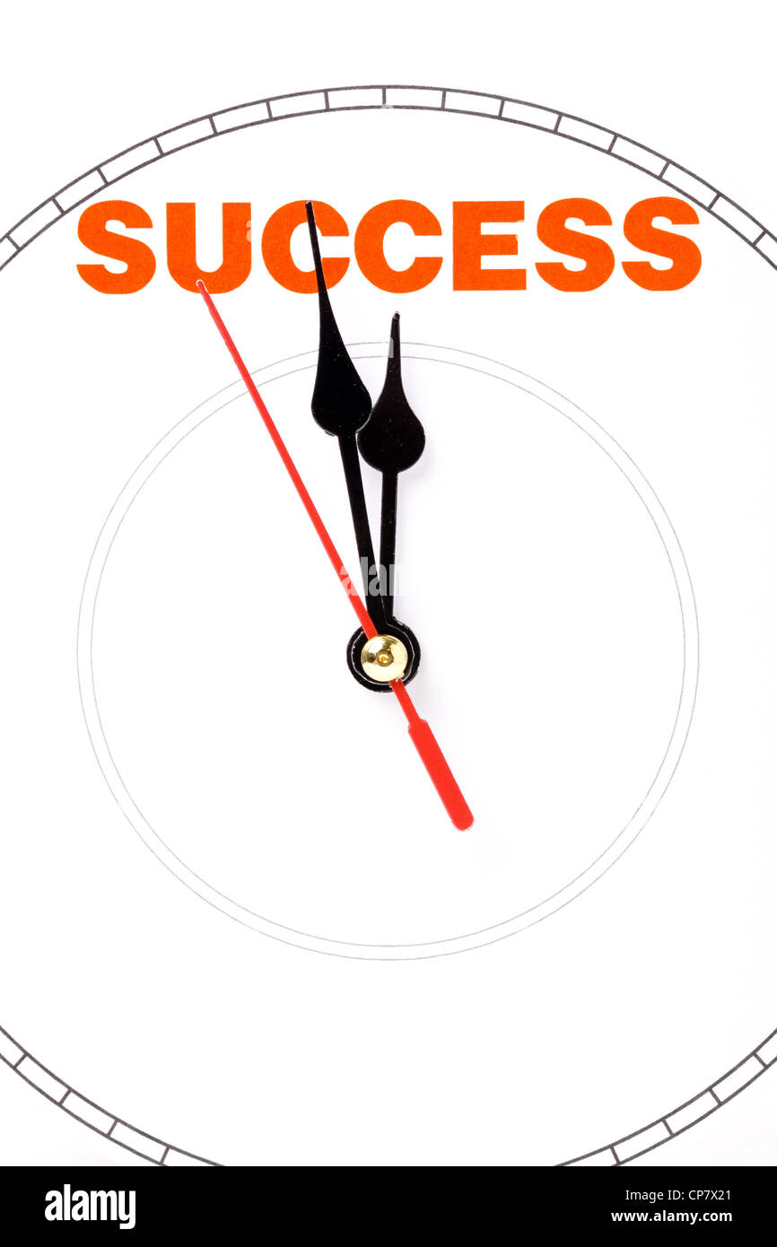 clock face, concept of success Stock Photo - Alamy
