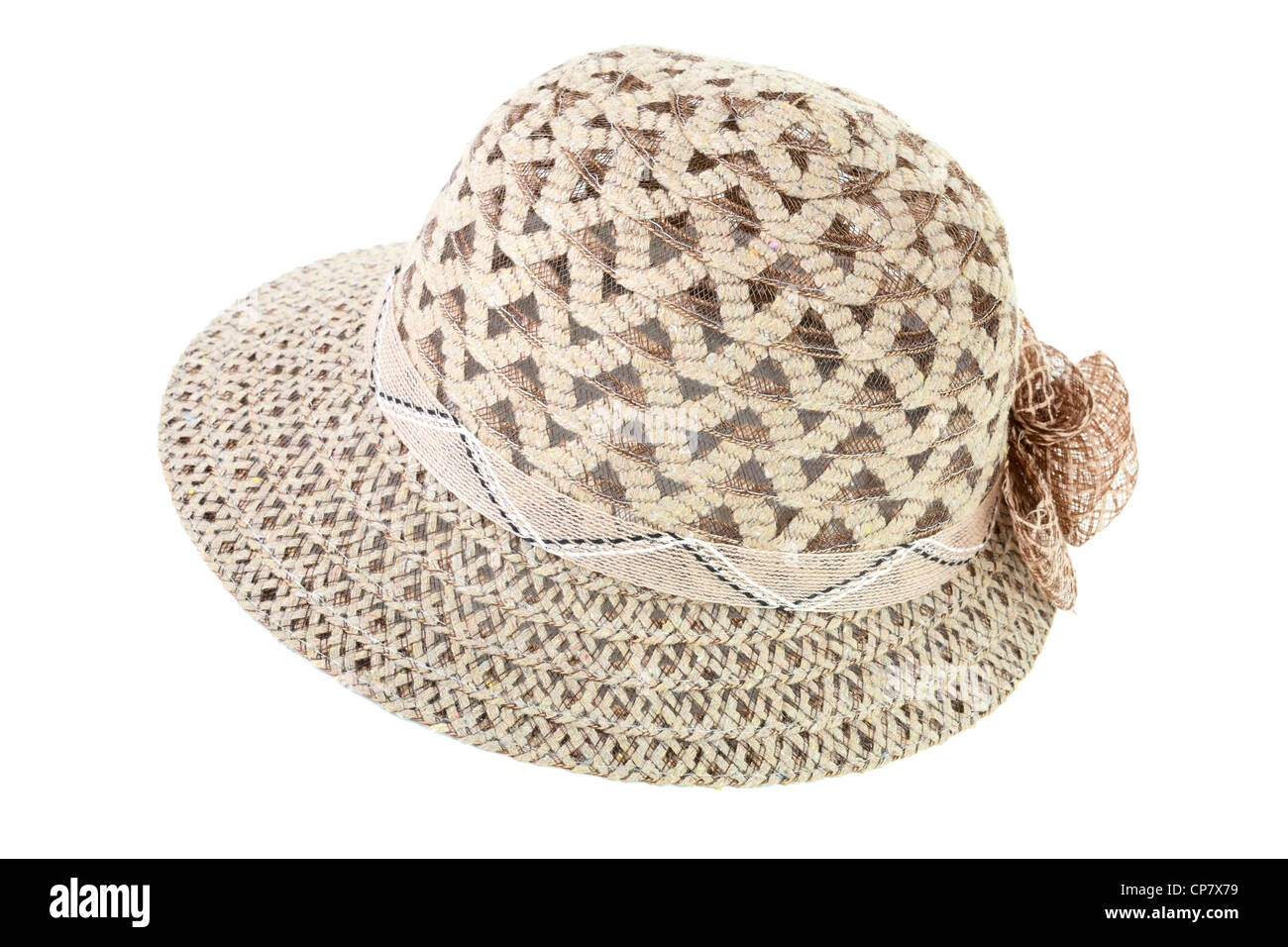 lady's hat isolated on a white background Stock Photo - Alamy