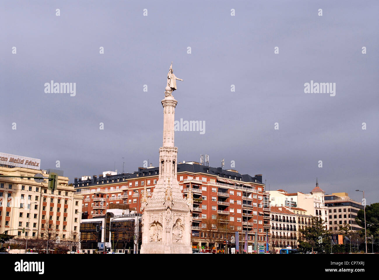 Colon memorial, Madrid, Spain Stock Photo - Alamy