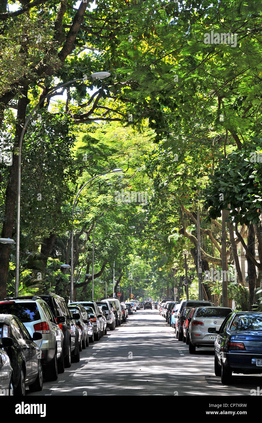 street scene Leblon Rio de Janeiro Brazil Stock Photo - Alamy