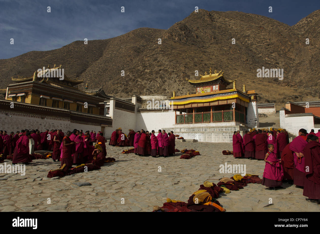 Labrang Monastery during Tibetan New Year celebrations, Gansu Province ...