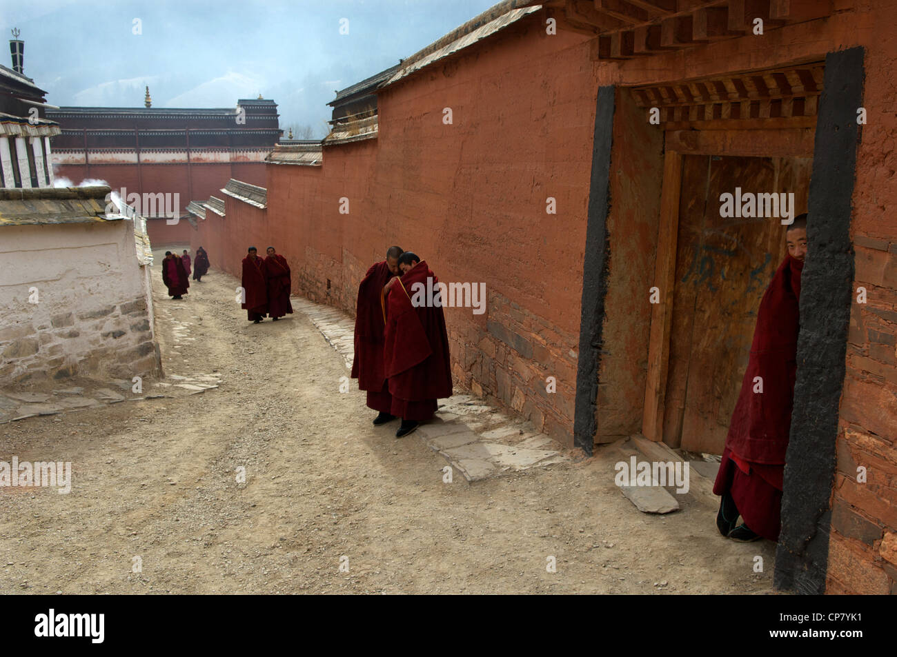 Labrang Monastery during Tibetan New Year celebrations, Gansu Province ...